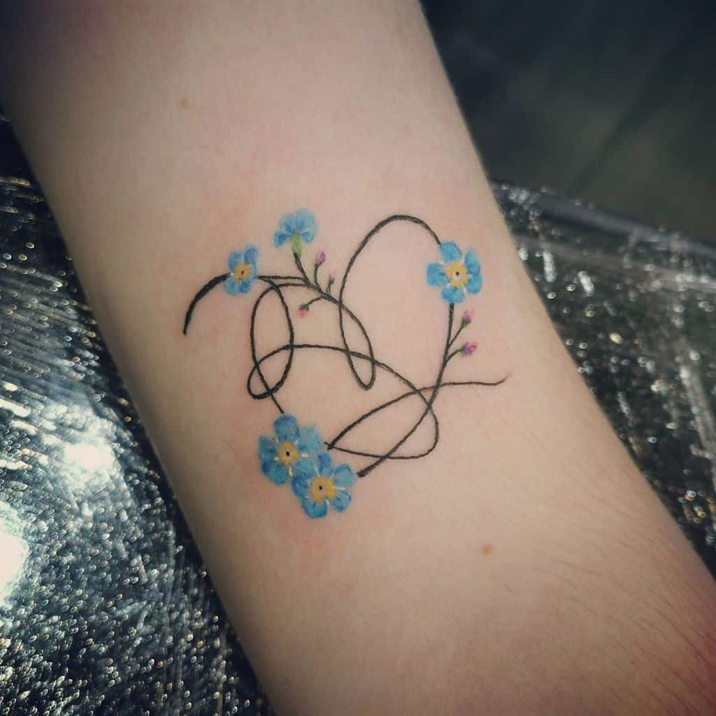 Forget Me Not Tattoo Meaning A Symbol Of Everlasting Remembrance