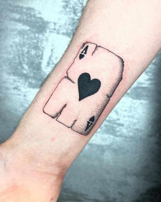 Ace Card Tattoo Meaning Unraveling The Stories Behind Symbolic Body Art